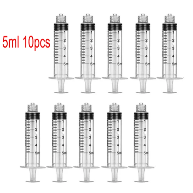 3ml/5ml/10ml/20ml/30ml Plastic Luer Lock Syringes Hydroponic Measure ...