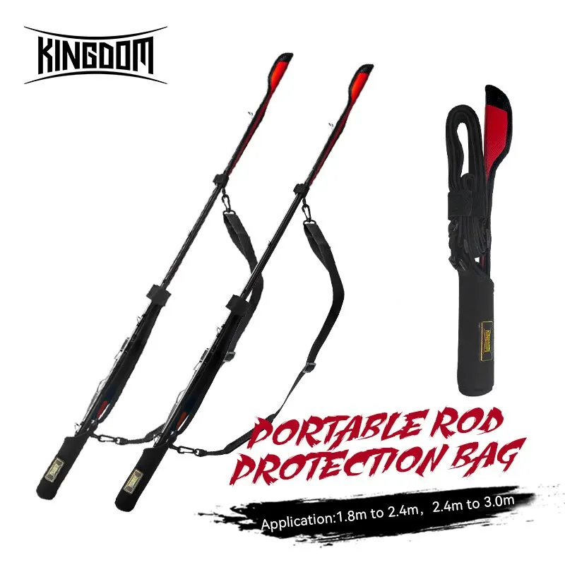 Kingdom-Fishing-Rod-Bag-102cm-152cm-Casting-Rod-Protection-Rope-Length ...