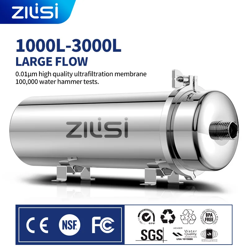 ZILISI-High-Flow-Water-Filter-System-Stainless-Steel-Mineral-Water ...