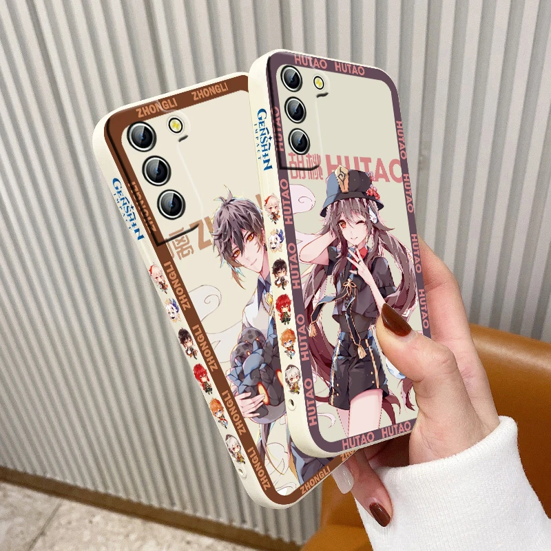 Genshin-Impact-XIAO-HUTAO-Phone-Case-For-Samsung-Galaxy-S22-S21-S20-Pro ...