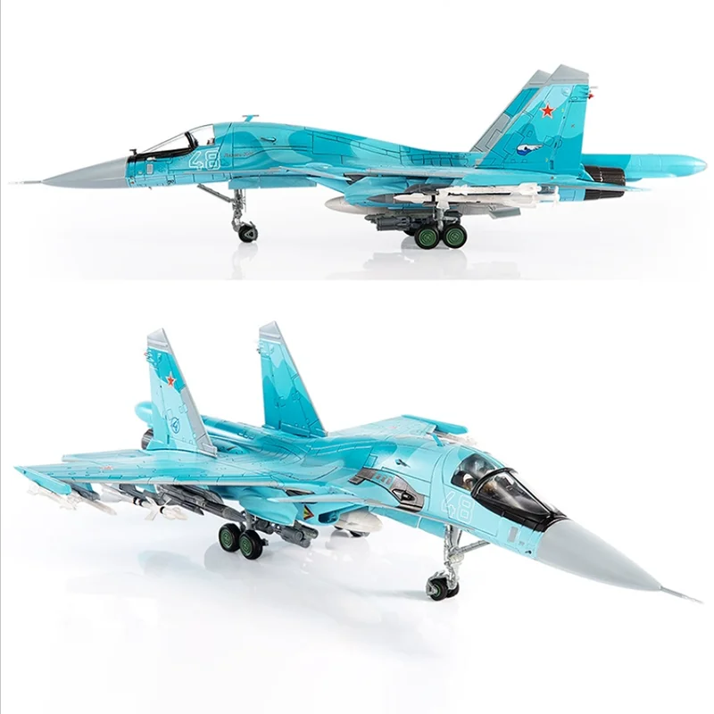 1-72-Scale-FULLBACK-SU-34-Su34-Russian-Air-Force-Diecast-Airplane-Plane ...