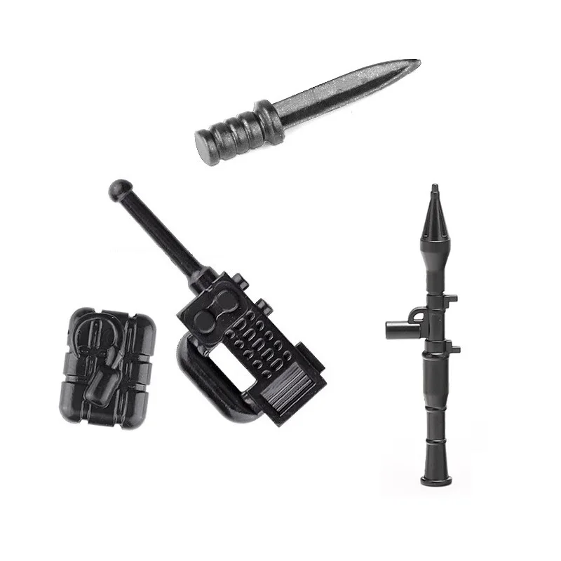 5PCS Modern Military Weapons RPG C4 Bomb Soldier MOC Minifigs SWAT City ...