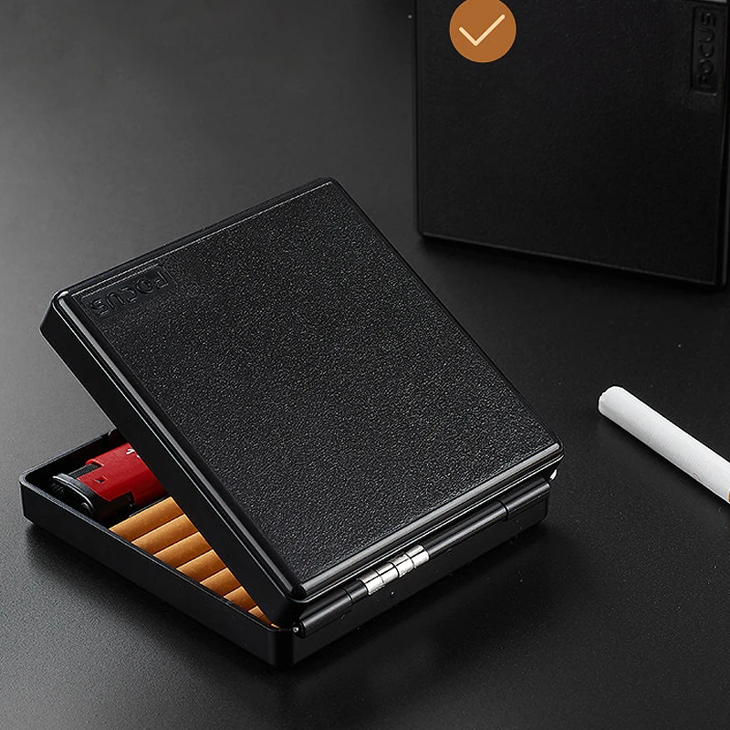 Fouce-Brand-20-Cigarette-Plastic-Cigarette-Case-Black-Stylish-Portable ...