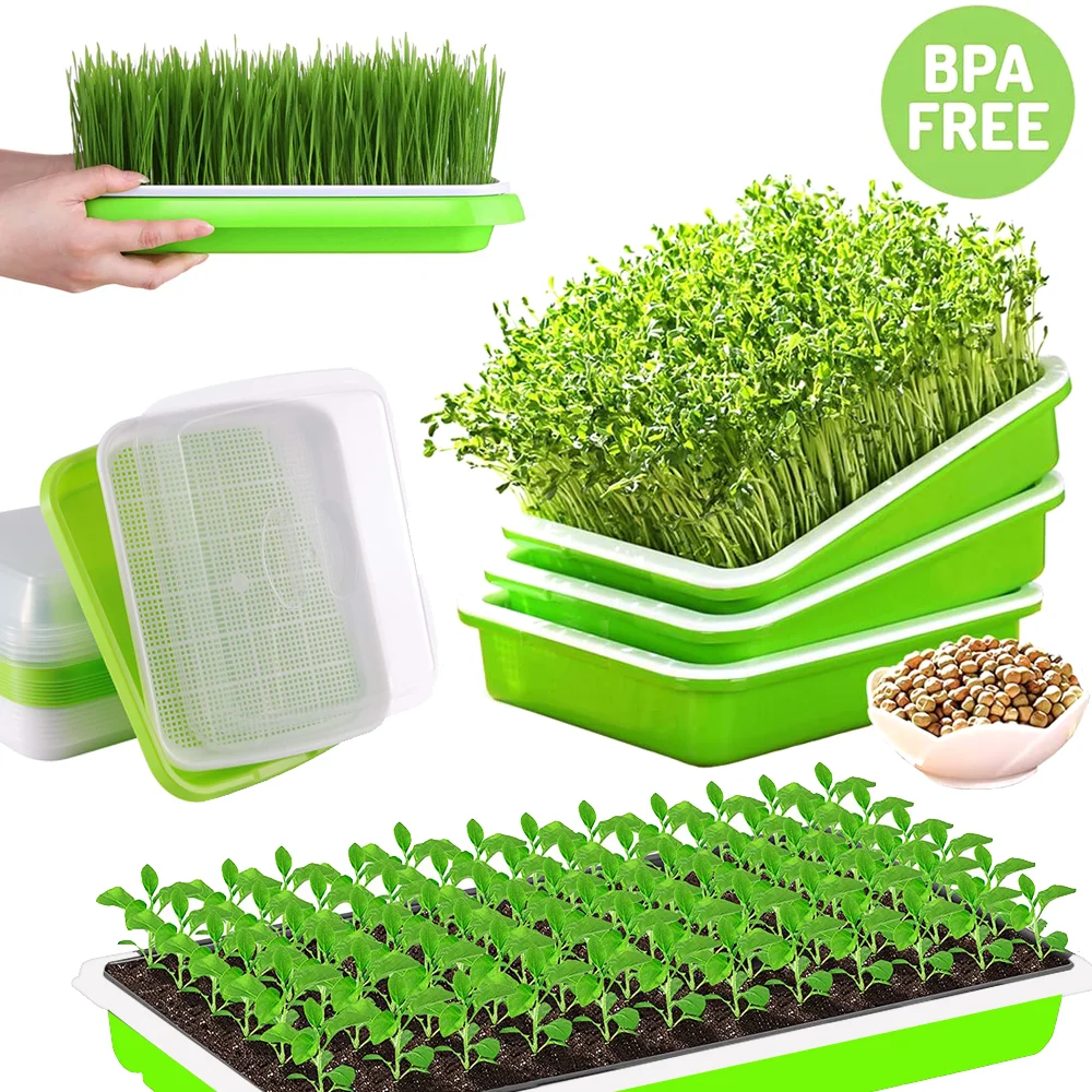 Sprout-Dish-Growing-Pot-Hydroponic-Vegetable-Beans-Seeding-Pot ...