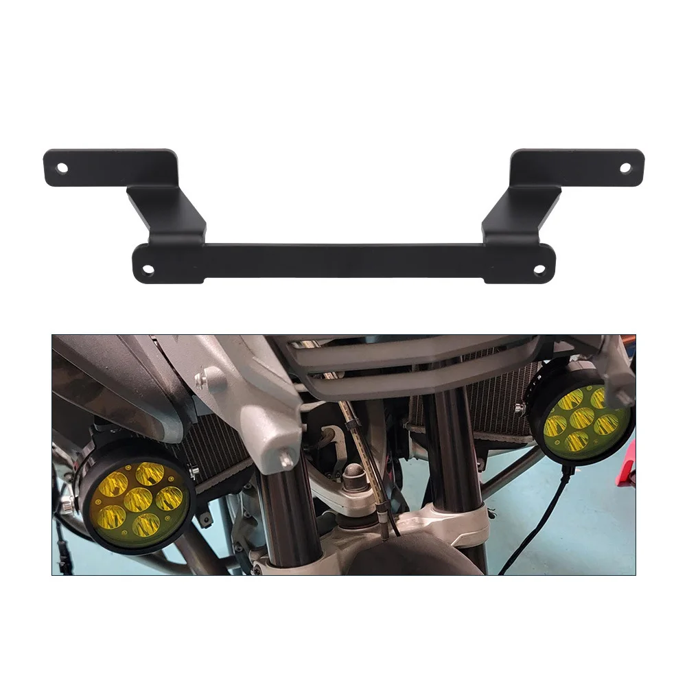 Motorcycle-LED-Spotlight-Mount-Bracket-Front-Fog-Light-Support ...