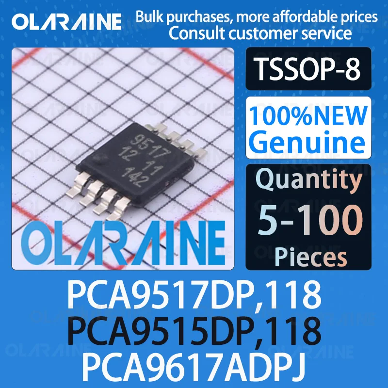 5-10-100Pcs-Original-PCA9517DP-118-PCA9515DP-118-PCA9617ADPJ-TSSOP-8-Interfaces-signal-buffers ...