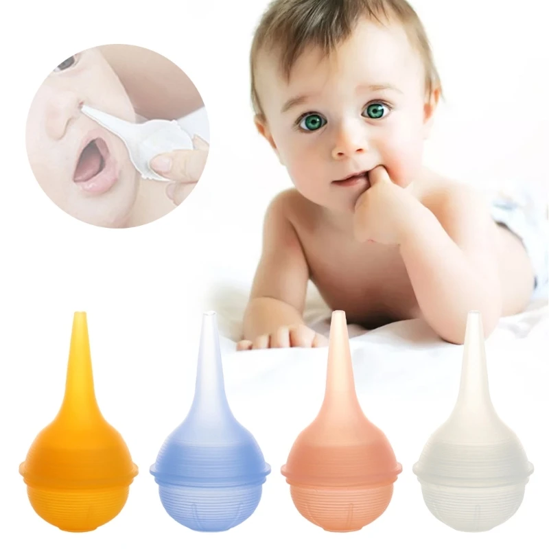 Newborn Nasal Aspirator Soft Baby Nose Vacuum Suction Manual Nose ...
