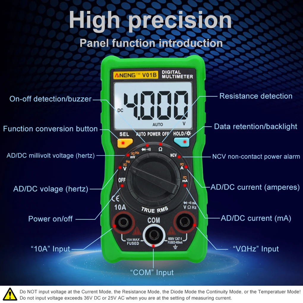 V01B-Poratble-Digital-Multimeter-Smart-LCD-Display-Multimeter-Tester ...