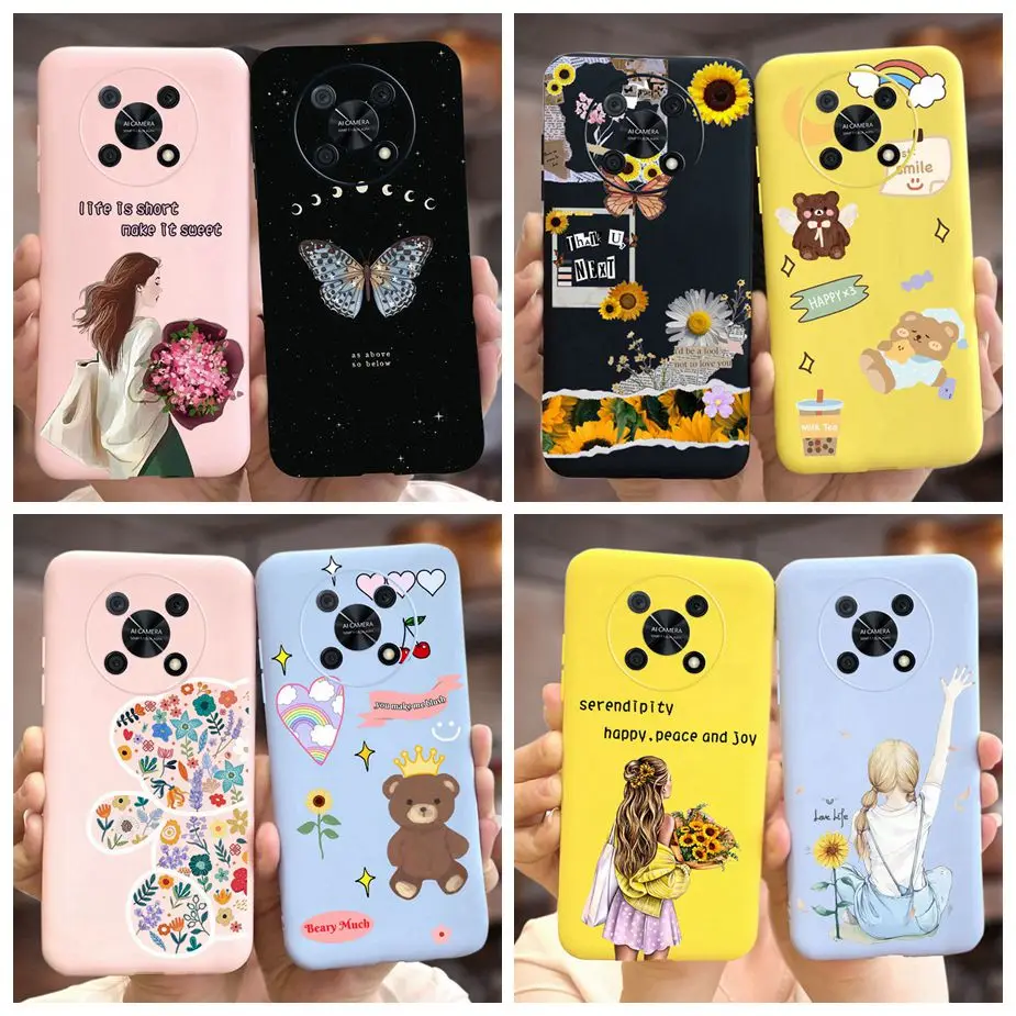 For-Huawei-nova-Y90-Case-CTR-LX2-CTR-LX1-Cute-Candy-Painted-Back-Cover ...