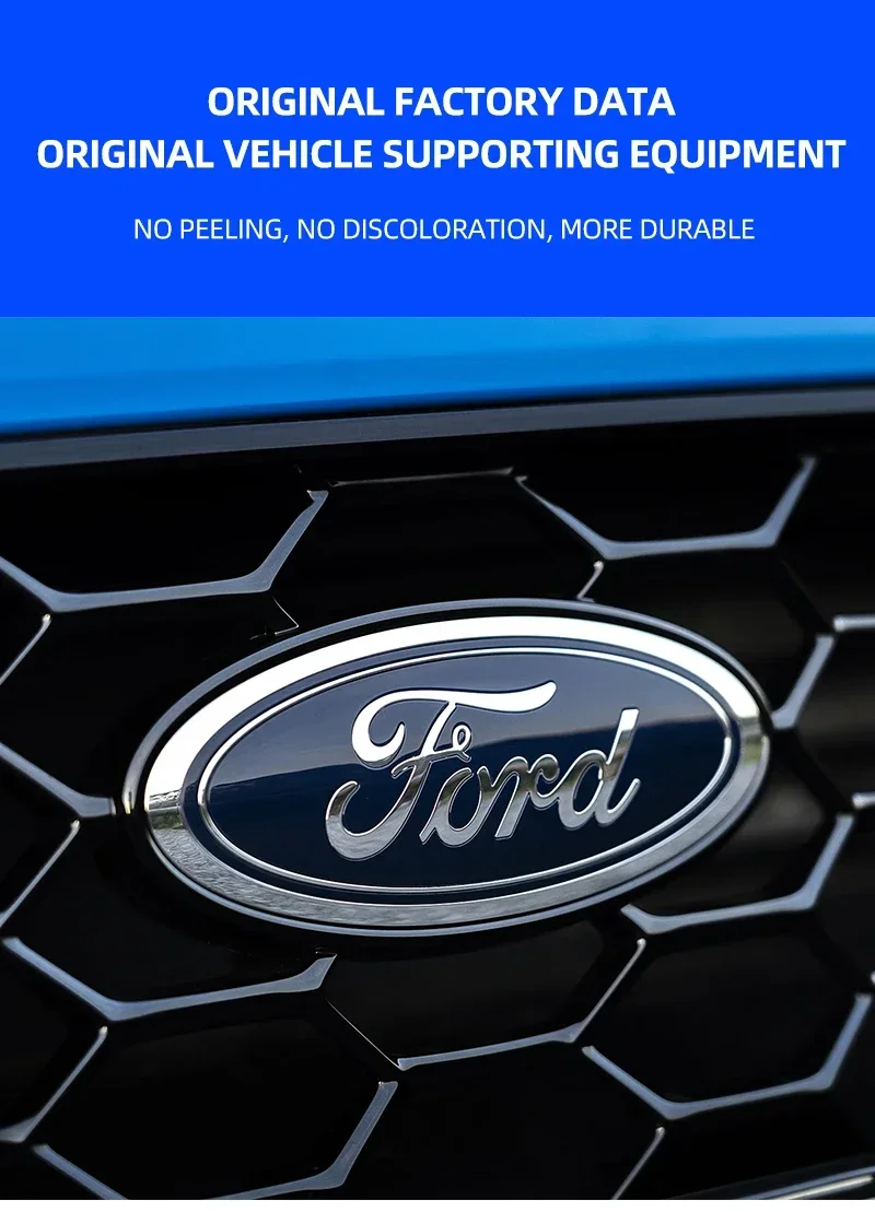 Car Front Hood Emblem Rear Trunk Badge Sticker logo For Ford Mondeo ...