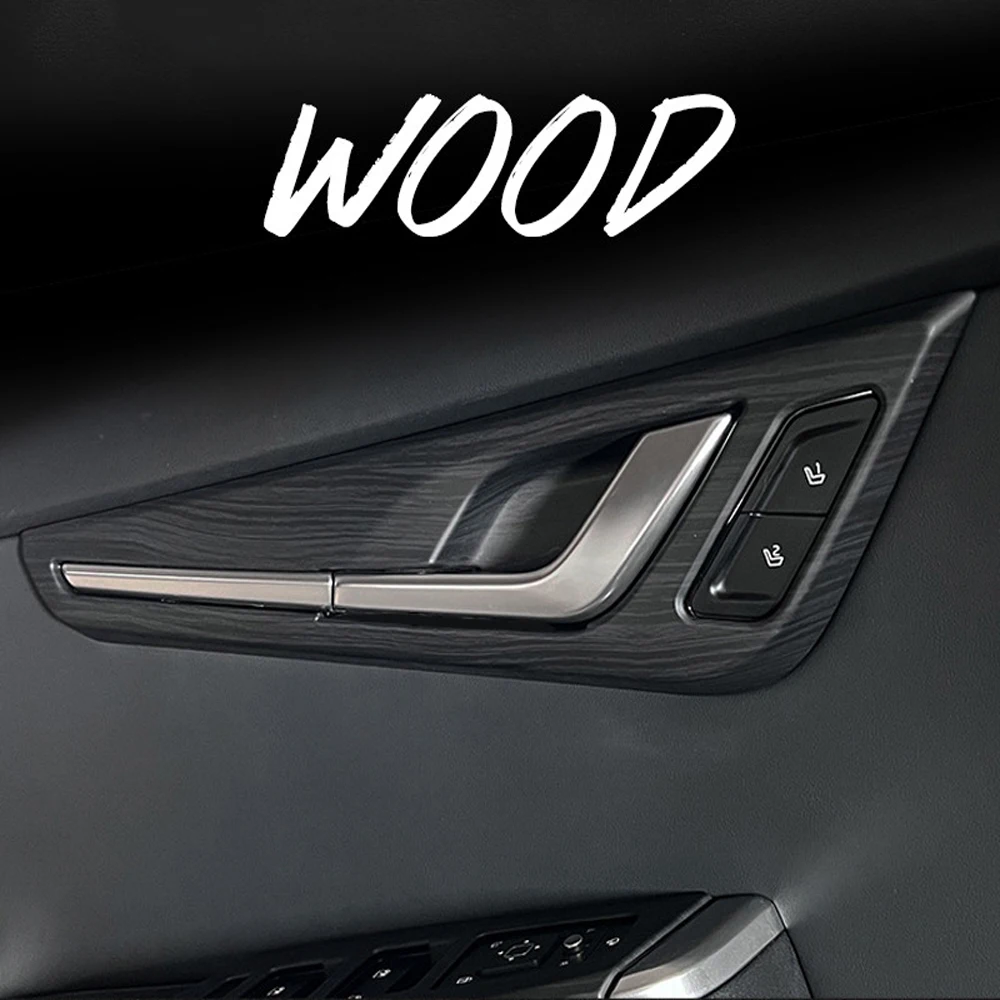 Matte Wood Grain Style Inner Door Bowl Panel For Kia EV6 2022 2023 ...