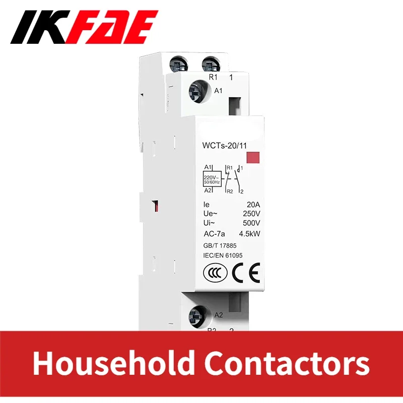 1P-Household-AC-Contactor-16A-20A-25A-2NO-or-2NC-1NO1NC-230V-Automatic ...