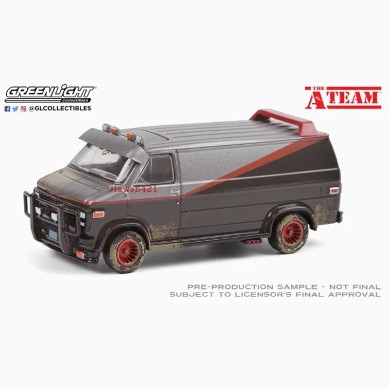 Greenlight-Diecast-1-64-Scale-1983-GMC-Vandura-Muddy-Edition-Alloy ...