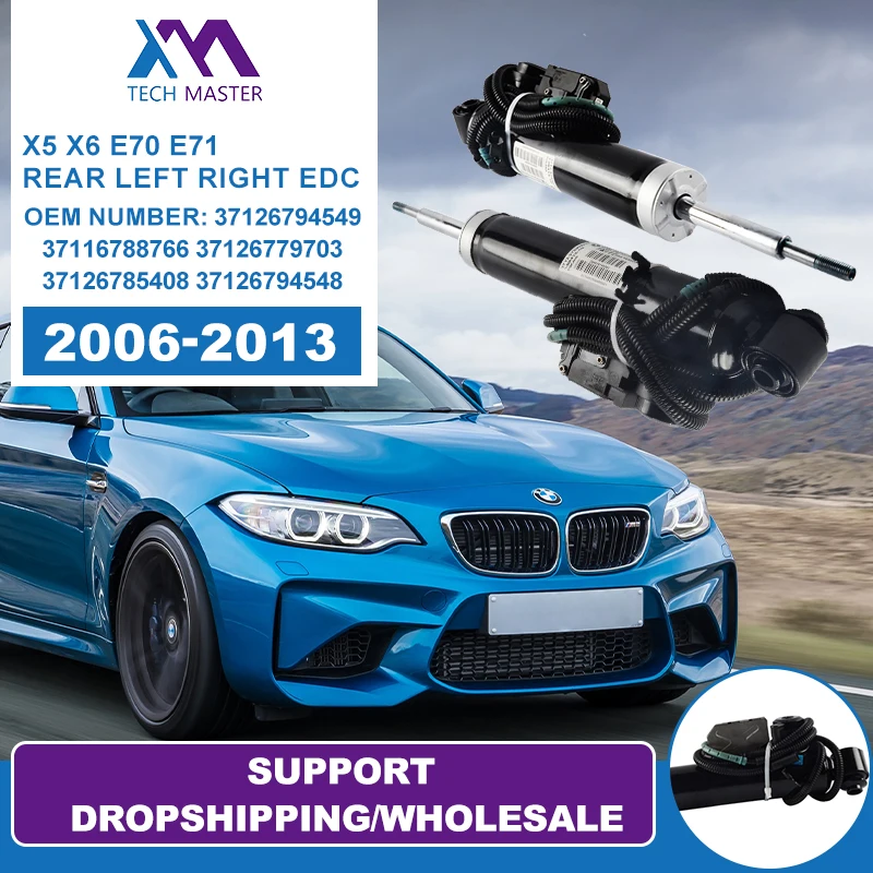 X5-X6-E70-E71-Rear-Air-Suspension-Shock-Absorber-Left-Right-EDC ...