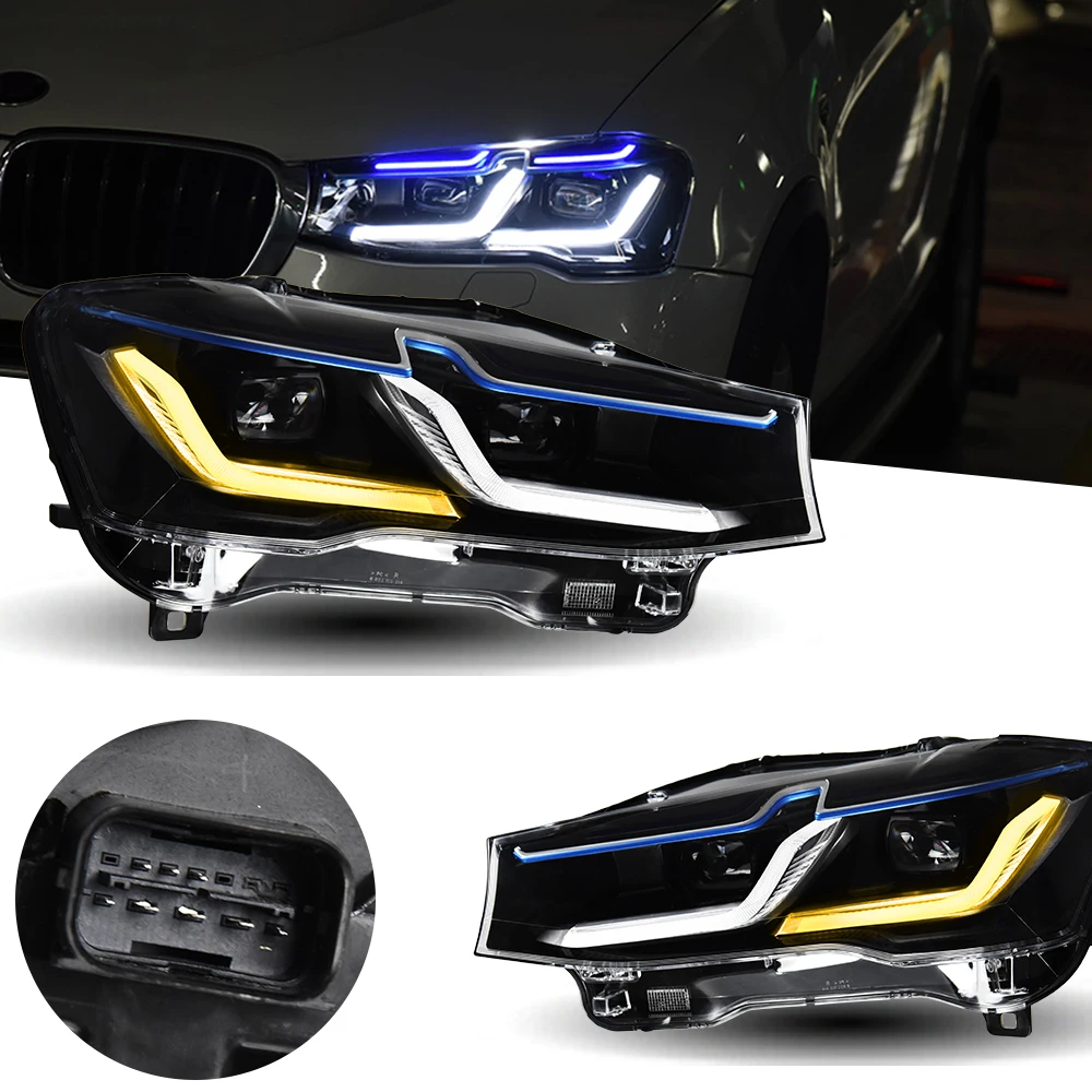 Headlight For Bmw X3 F25 Led Headlights 2010-2016 X4 F26 Head Lamp Car ...