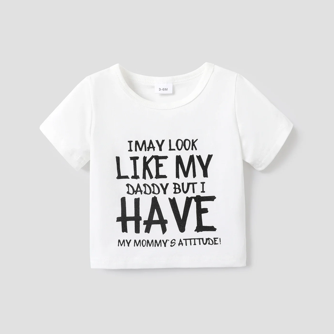 PatPat-Baby-Girl-Boy-Short-sleeve-Slogan-Tee-Soft-and-Comfortable ...