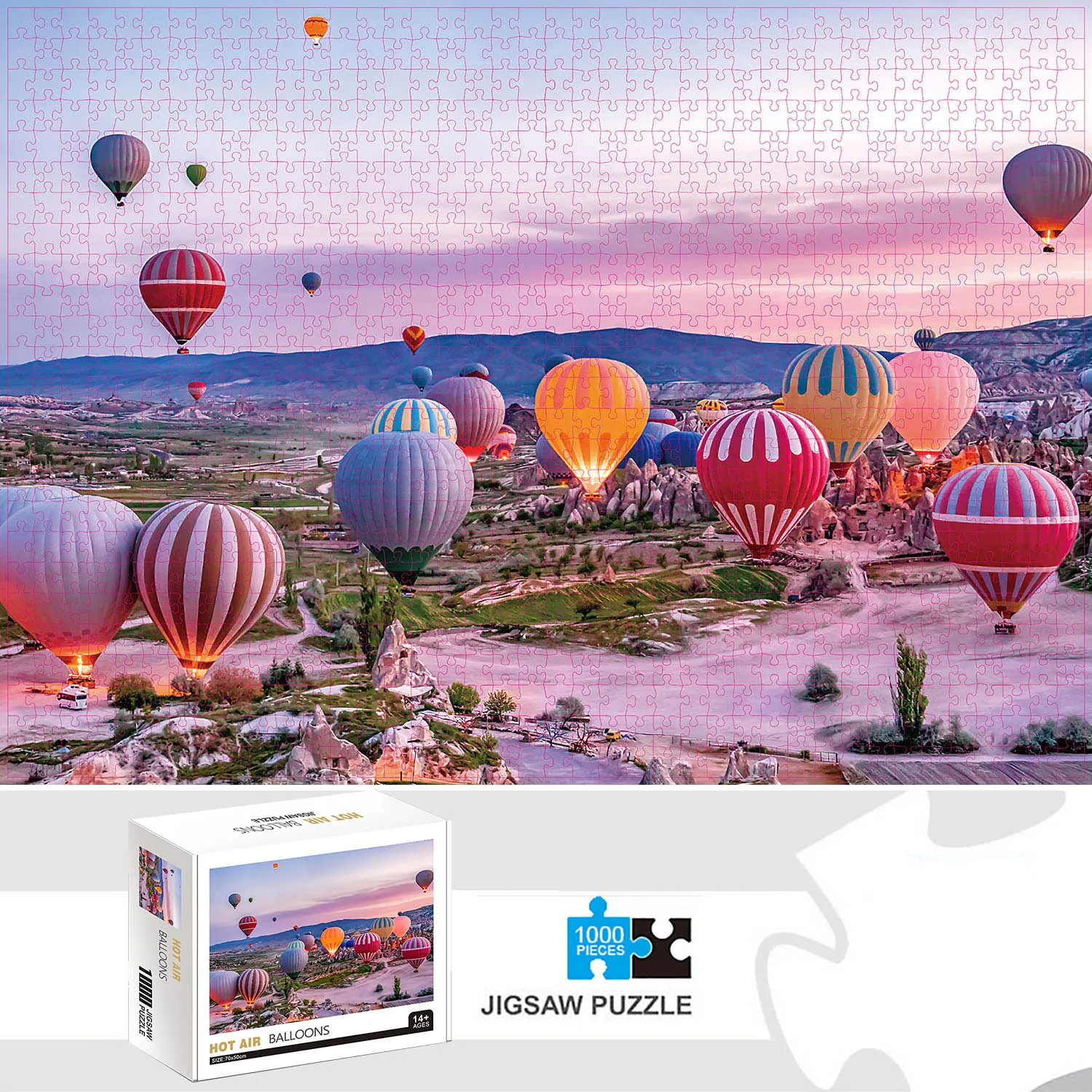 1000-Pieces-Hot-Air-Balloons-Jigsaw-Puzzles-for-Adults-Home-Decor-Games ...