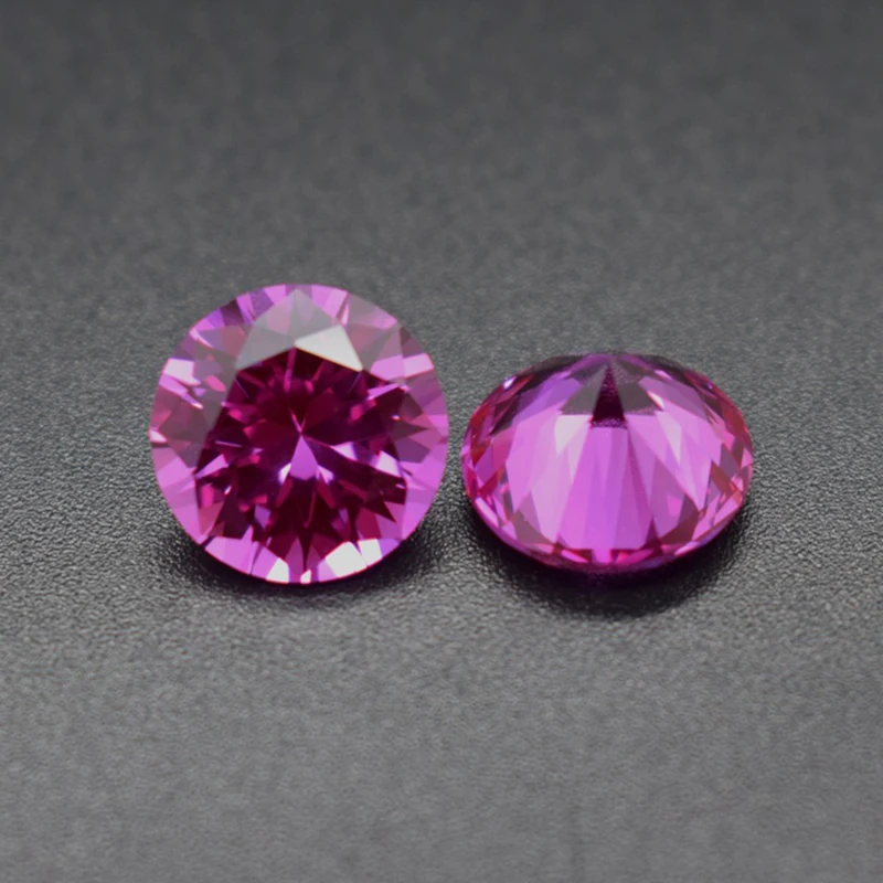 Pink Lab Grown Synthetic Corundum