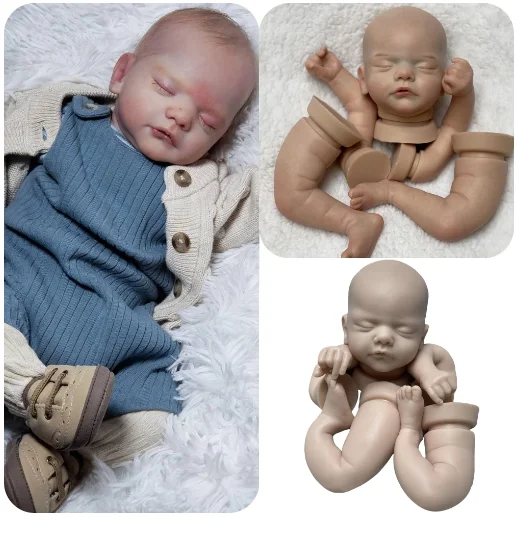 45cm-Sam-Bebe-Reborn-Solid-Silicone-Kits-DIY-Blank-Painted-and ...