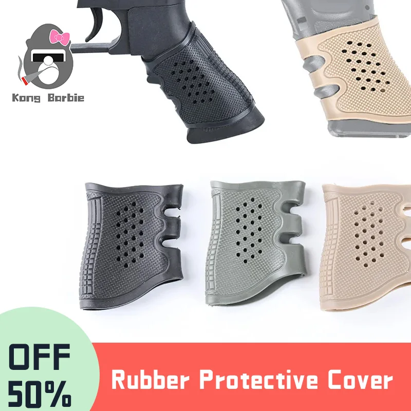 Tactical-Rubber-Grip-Holster-Anti-Slip-Airsoft-Pistol-Handgun-Glock ...
