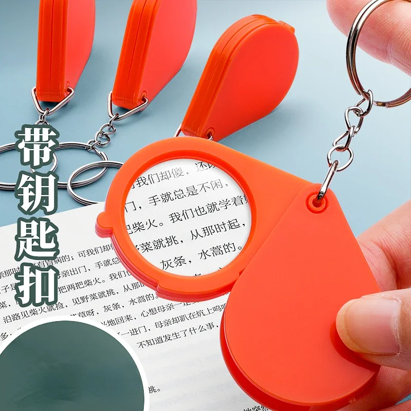 Portable-High-Tech-Keychain-Magnifying-Glass-with-Foldable-Design-and ...