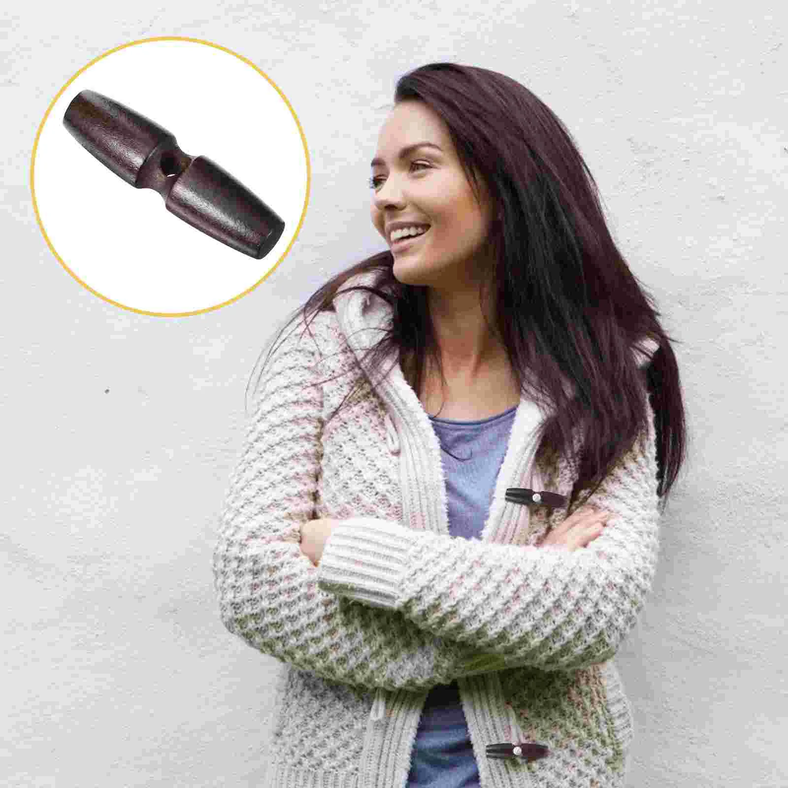 20-Pcs-Vintage-Buttons-Sewing-Toggle-Closures-Olive-Clothes-Sweater ...