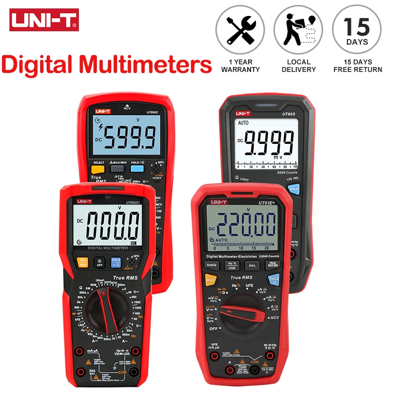 UNI-T-Multimeter-Digital-UT89XD-UT89XE-UT61E-UT61D-UT61B-UT890C-UT890D ...