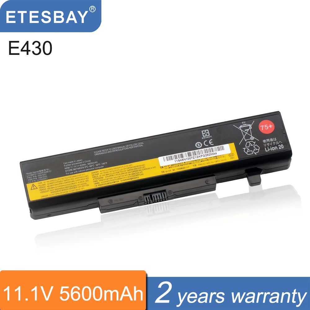 ETESBAY-E430-Laptop-Battery-for-Lenovo-ThinkPad-Edge-E440-E431-E435 ...