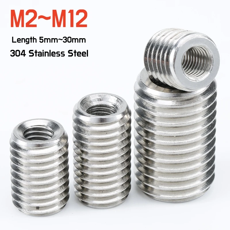 1-5pcs-M2M2-5M3M4M5M6M8M10M12-Inside-Outside-Thread-Adapter-Screw-Nuts ...