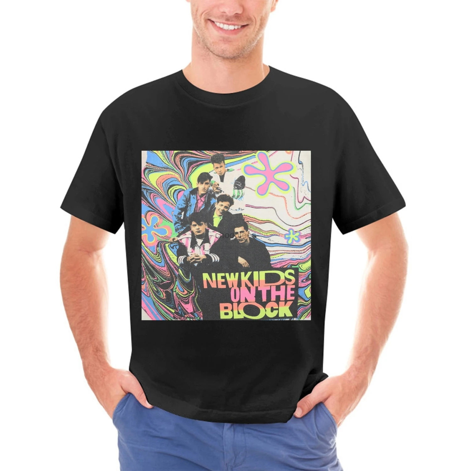 New-Kids-On-The-Block-Colors-V-Neck-T-Shirt-Tee-NKOTB-Unisex-Shirts ...