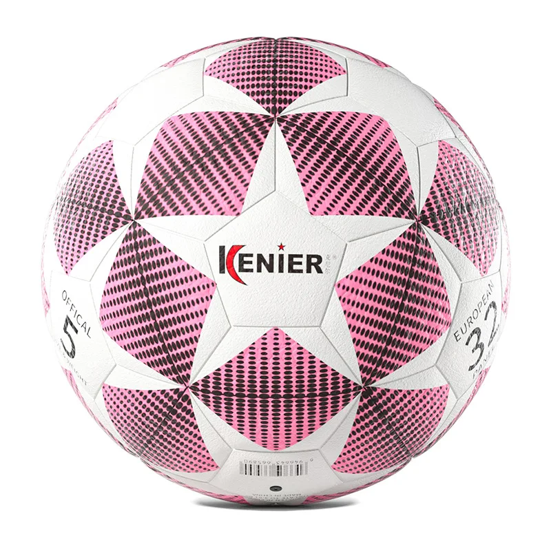 Pink Soccer Ball On Grass