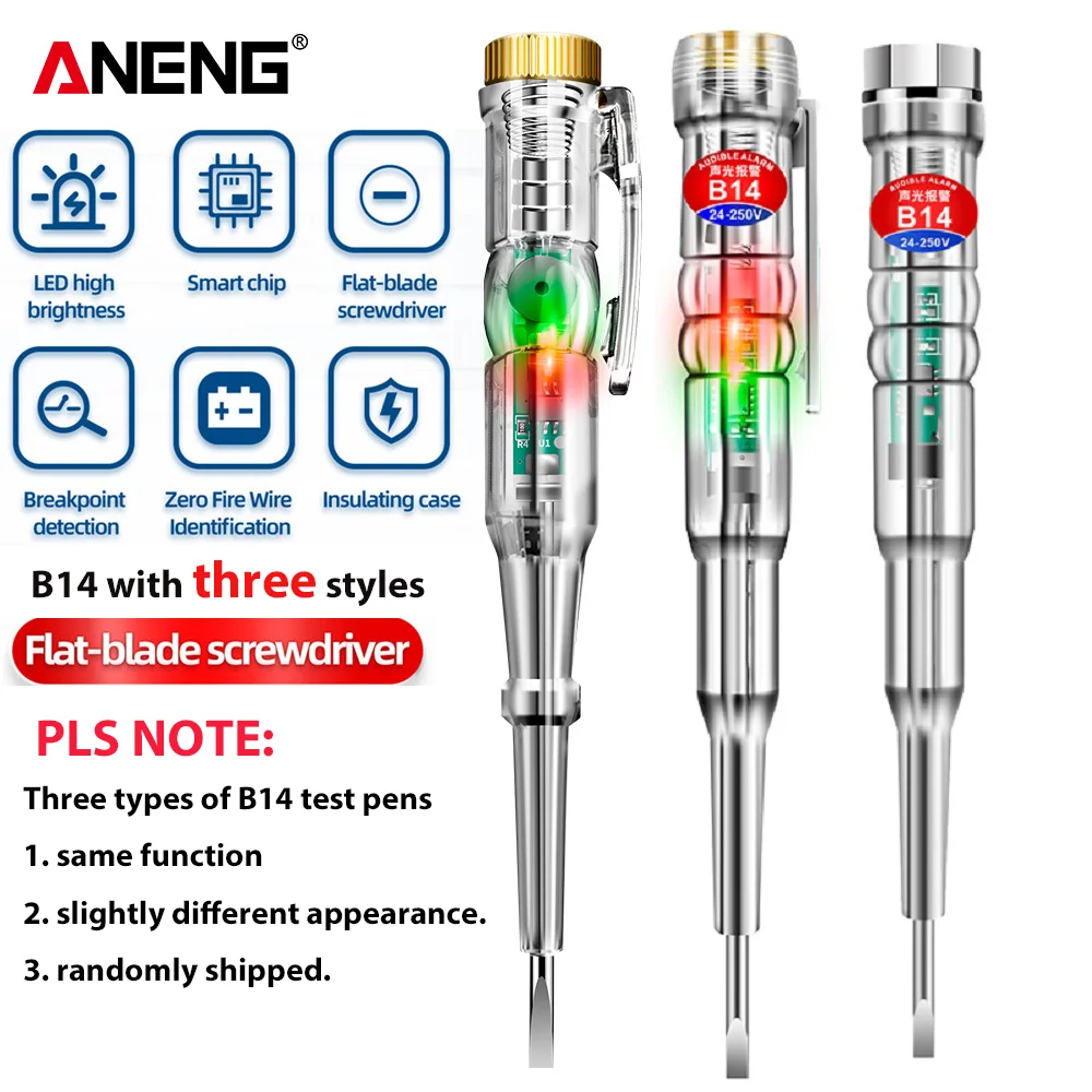 ANENG-B14-Electrical-Pen-24-250V-Portable-Tester-Screwdriver-Probe-With ...