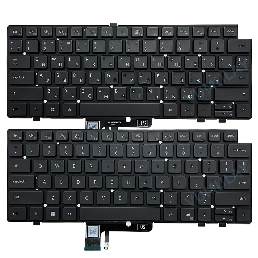 US-Russian-Backlight-Keyboard-for-DELL-Latitude-7440-P174G-P174G001 ...