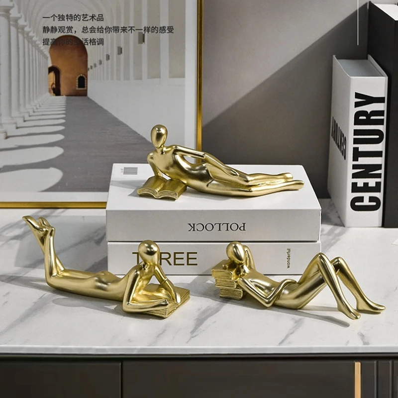 Luxury-Creative-Thinker-Reading-Sculptures-Home-Decor-Accessories ...