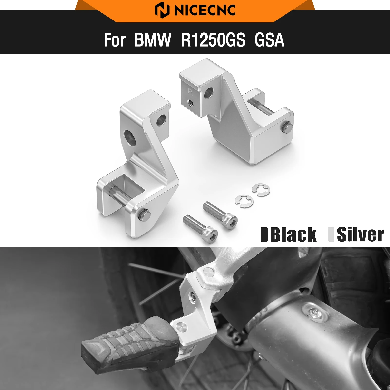 For BMW R1250GS 2018-2023 R1250GS Adventure 2018-2024 Passenger ...