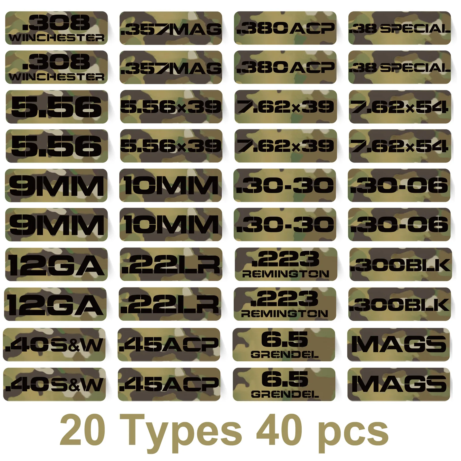 Ammo Can Decals 357 Sig