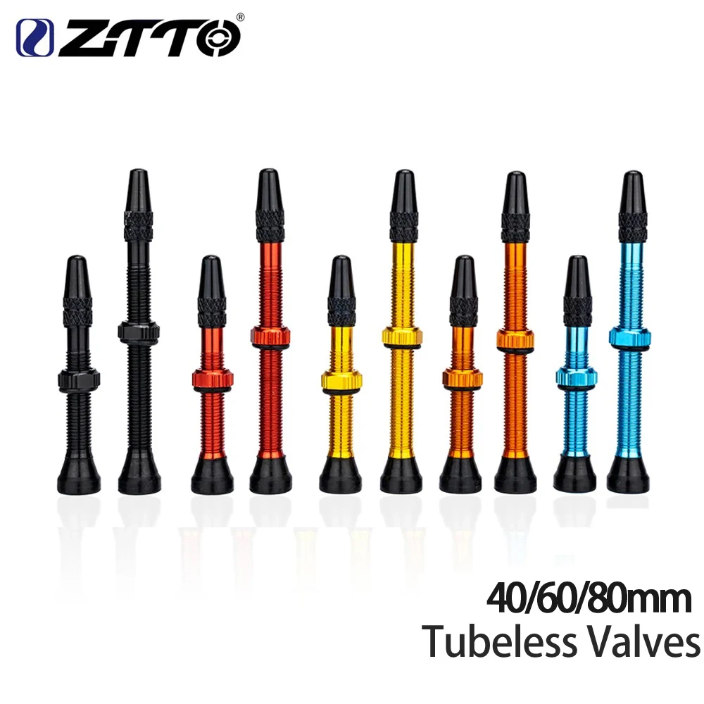 ZTTO-2pcs-Bicycle-F-V-Presta-Tubeless-Tire-Valve-40mm-60mm-80mm-MTB ...
