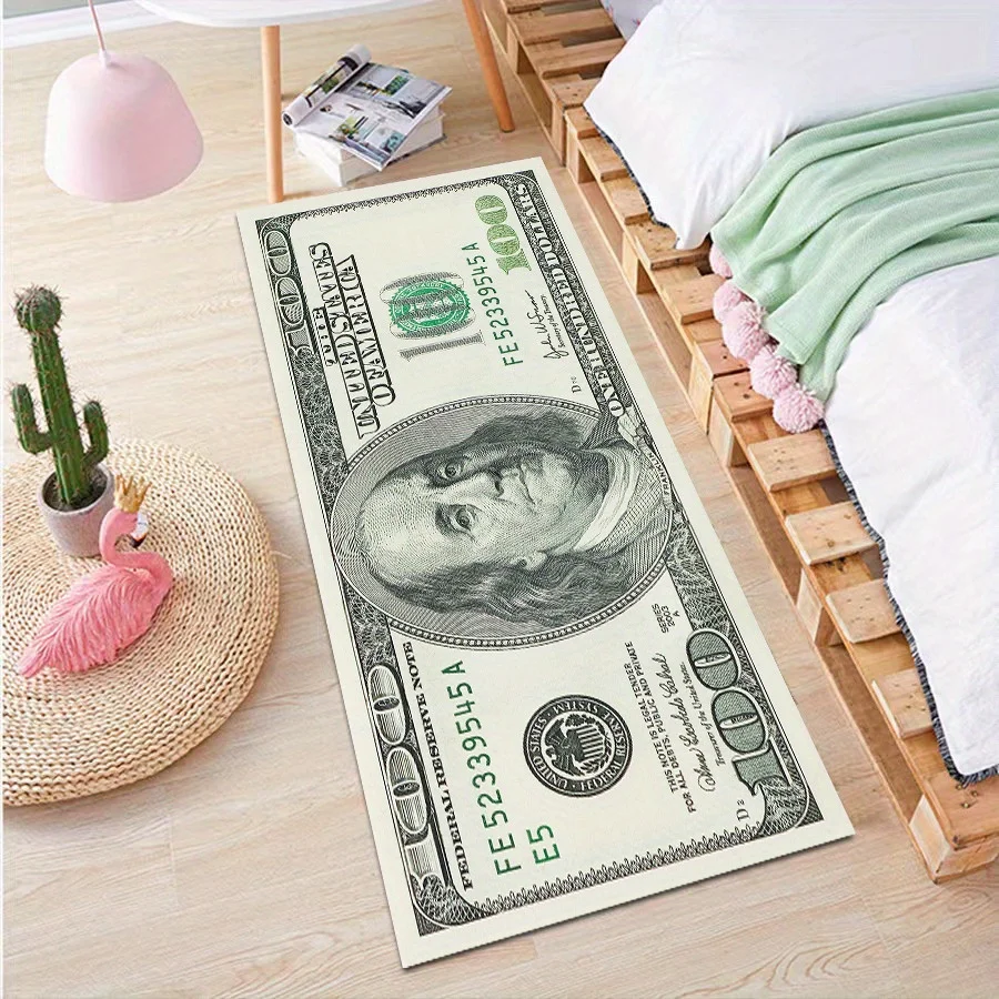 Hundred-Dollar-Bill-Area-Rug-for-Living-Room-Home-Decor-Non-Slip ...