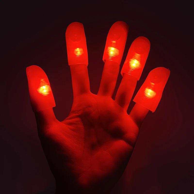 5Pcs-LED-Finger-Lights-Glowing-Thumb-Light-Magic-Trick-Props-Finger-Tip ...