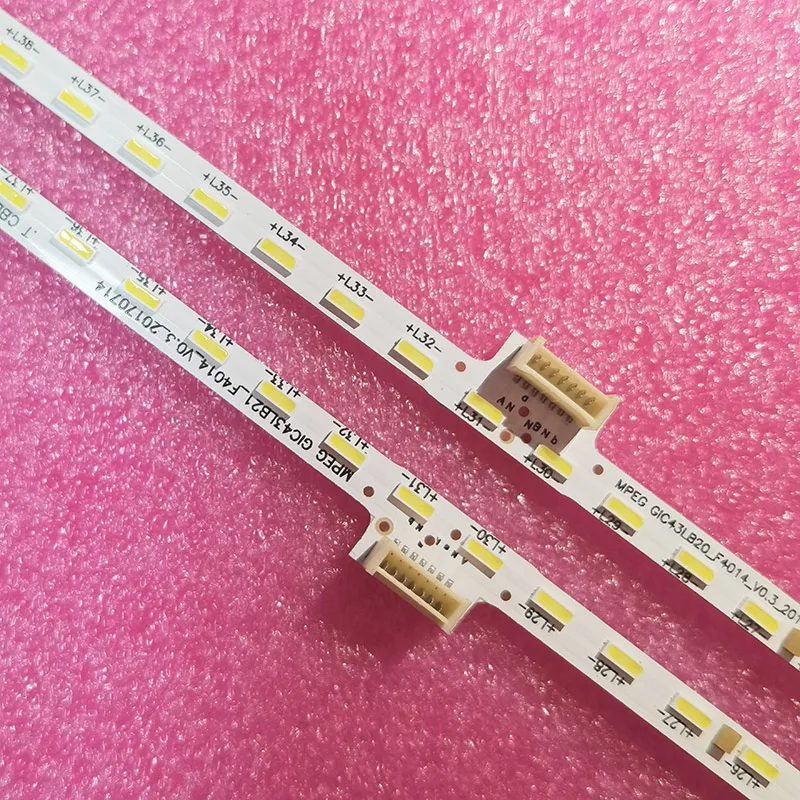 2-PCS-New-LED-Backlight-Strip-for-L43P6US-GIC43LB21-F4014-V0-3-ZM-JN-4C ...