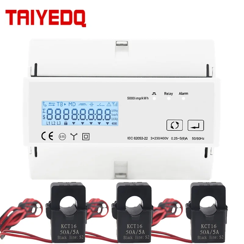 Tuya Wifi Zigbee Three Phase Bidirectional Energy Meter Kwh, 57% OFF