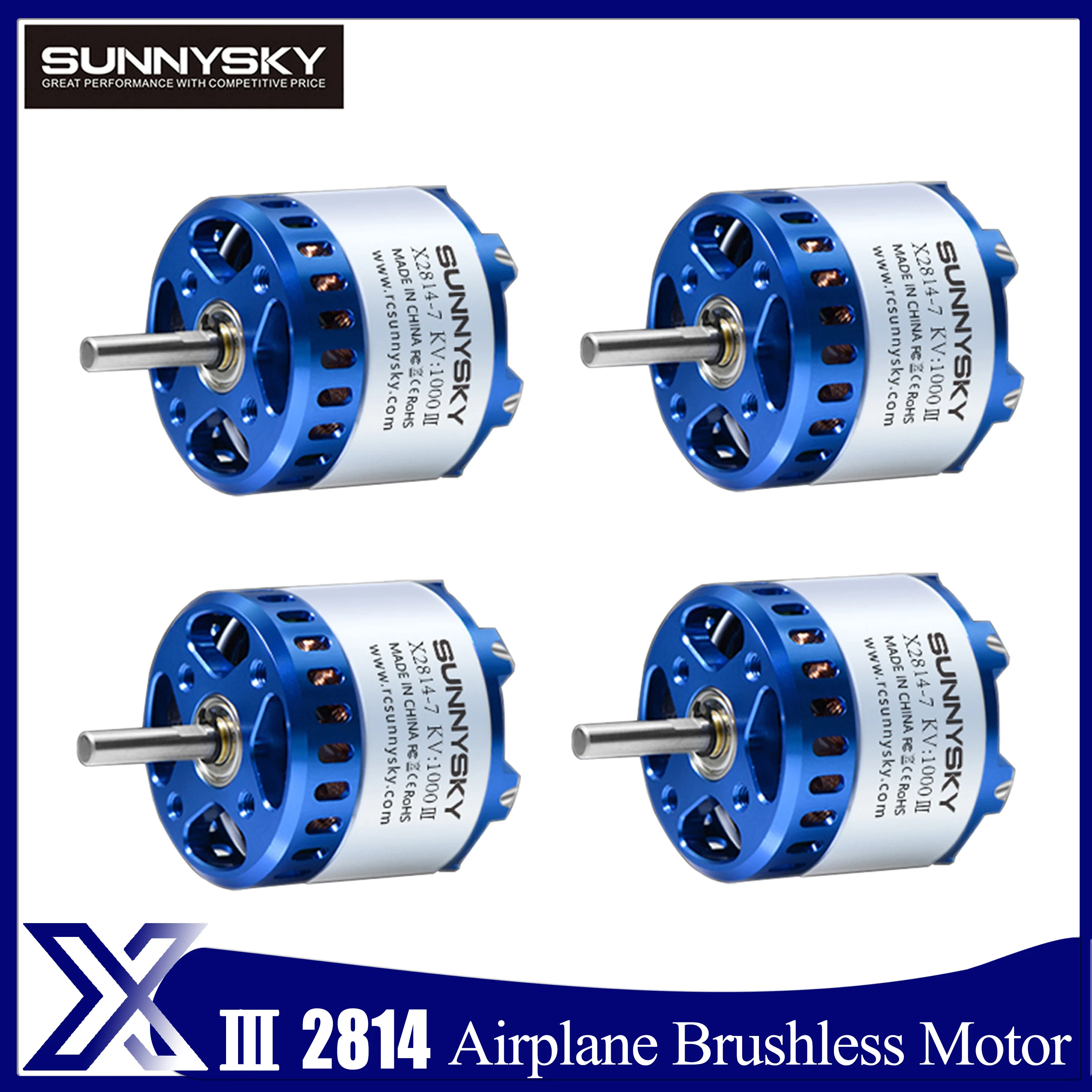 SunnySky-X2814-III-2814-Outrunner-External-Rotor-Brushless-Motor-1-4PCS-for-RC-Airplane-Drone ...