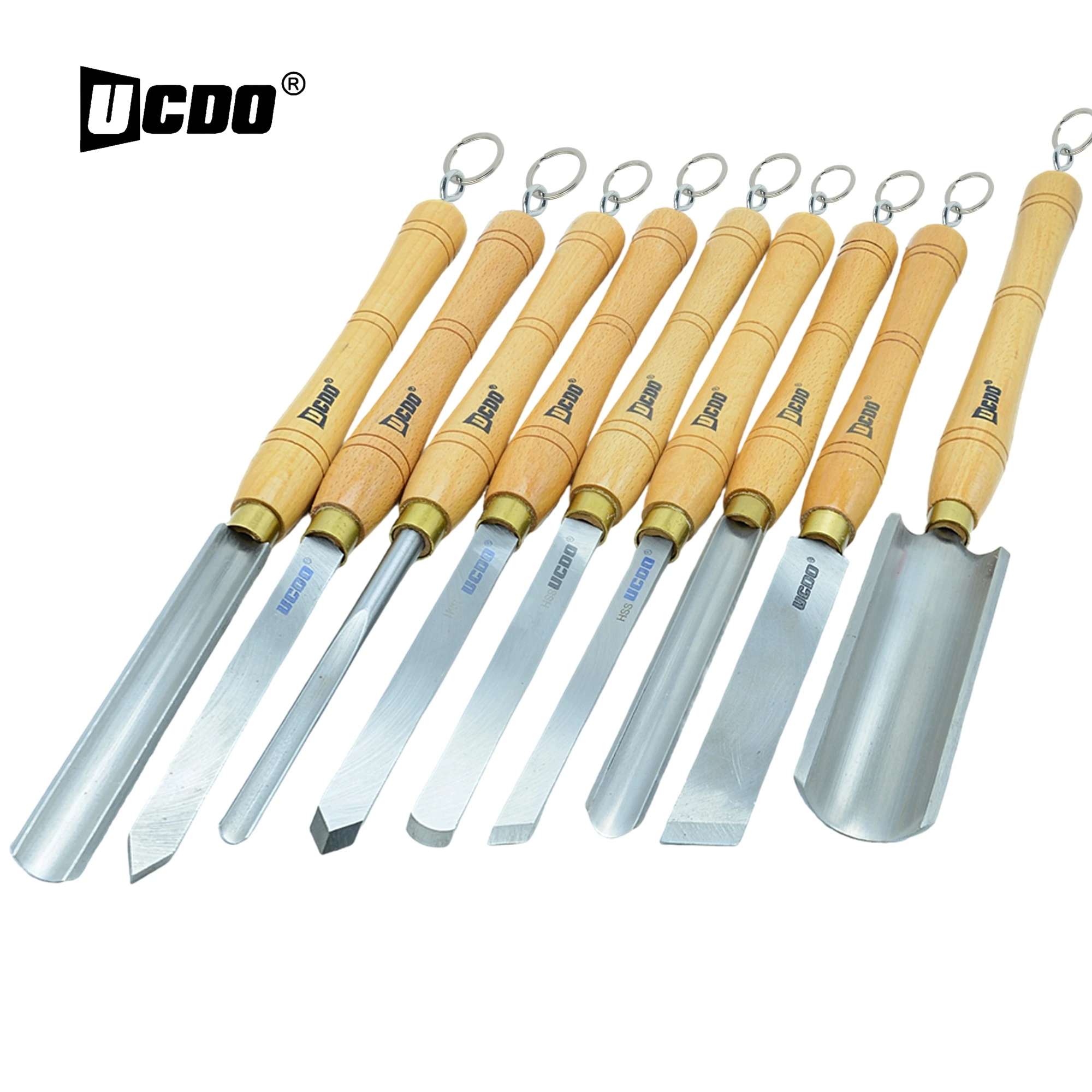 UCDO HSS Woodturning Tools Wood Lathe Turning Tools Spindle Bowl ...