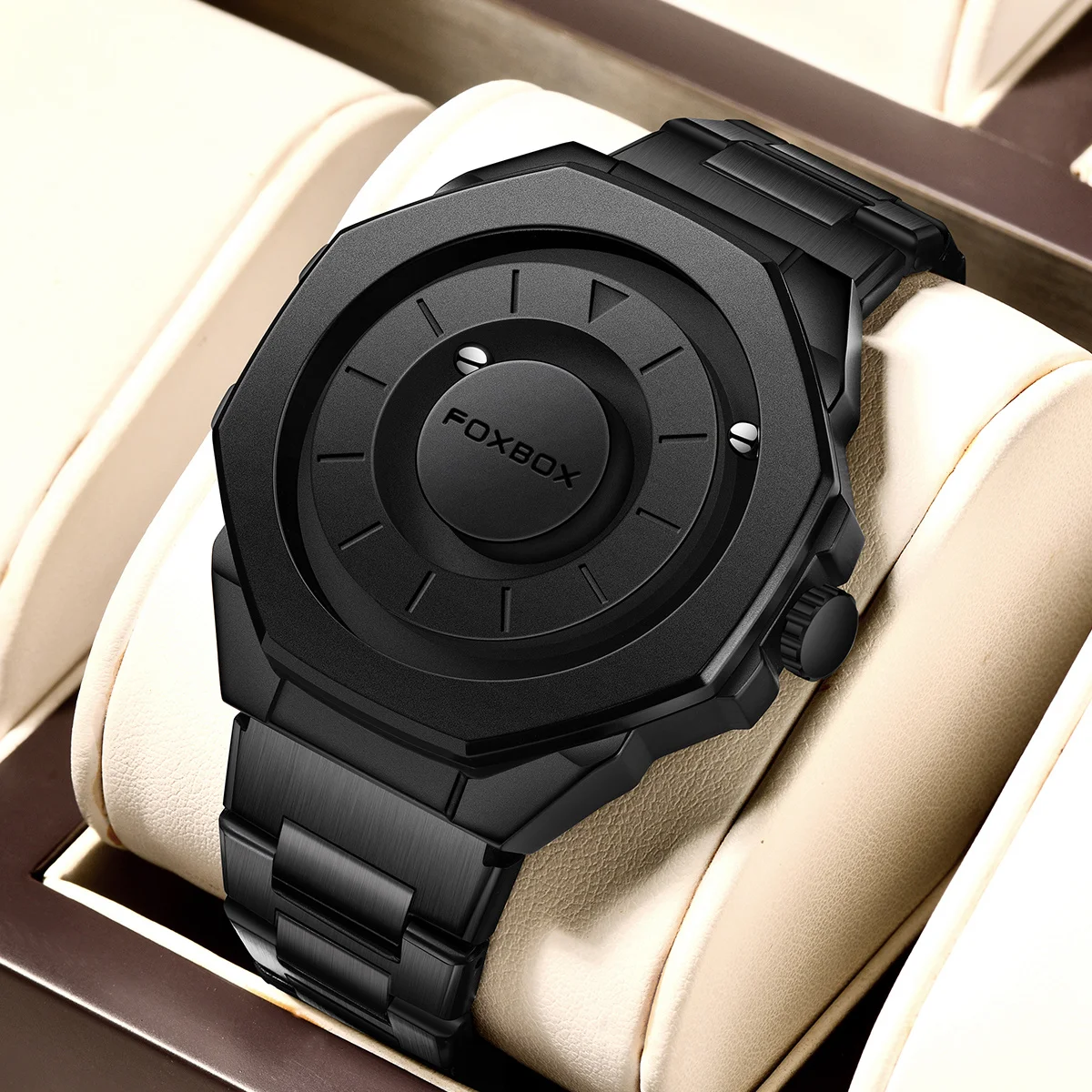 Fashion New Quartz Wristwatches Luxury Magnetic Ball Hand Mens Watches ...