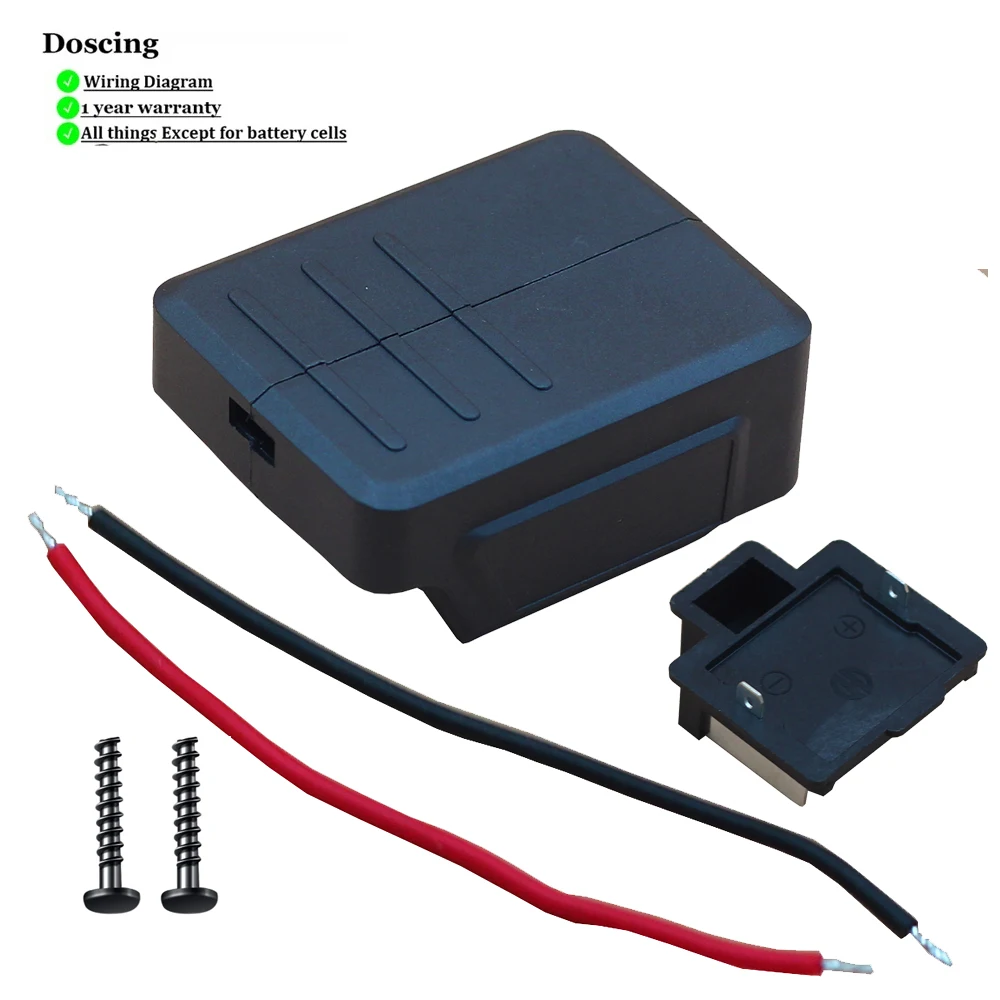 For-Makita-18V-14-4V-Li-ion-Battery-Adapter-DIY-Battery-Cable-Connector ...