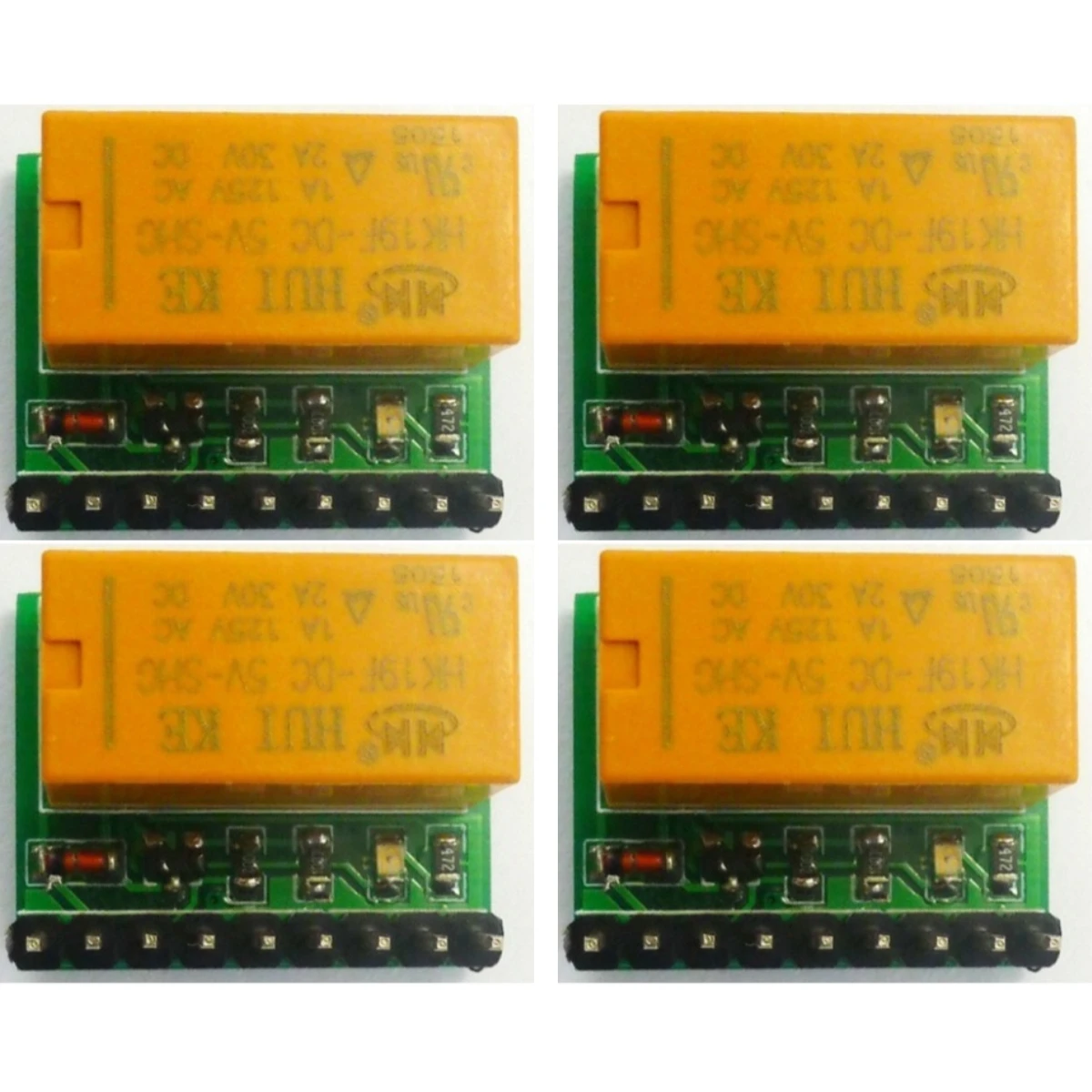 4X-DC-12V-DPDT-Signal-Relay-Board-Dual-Channel-selector-switch-Module ...