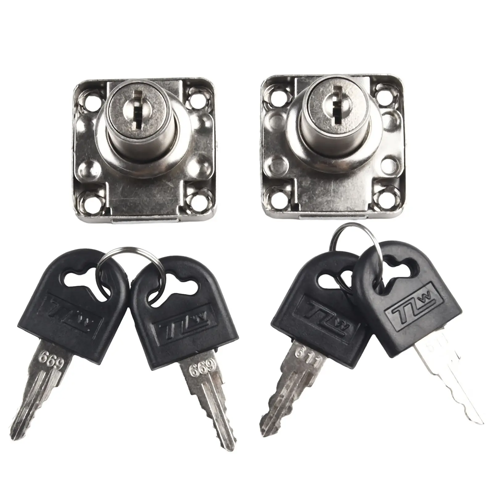 Bookcase-Solid-Lock-Cabinet-Lock-Matching-Key-Wardrobe-2PCS-Cabinet-Cam ...