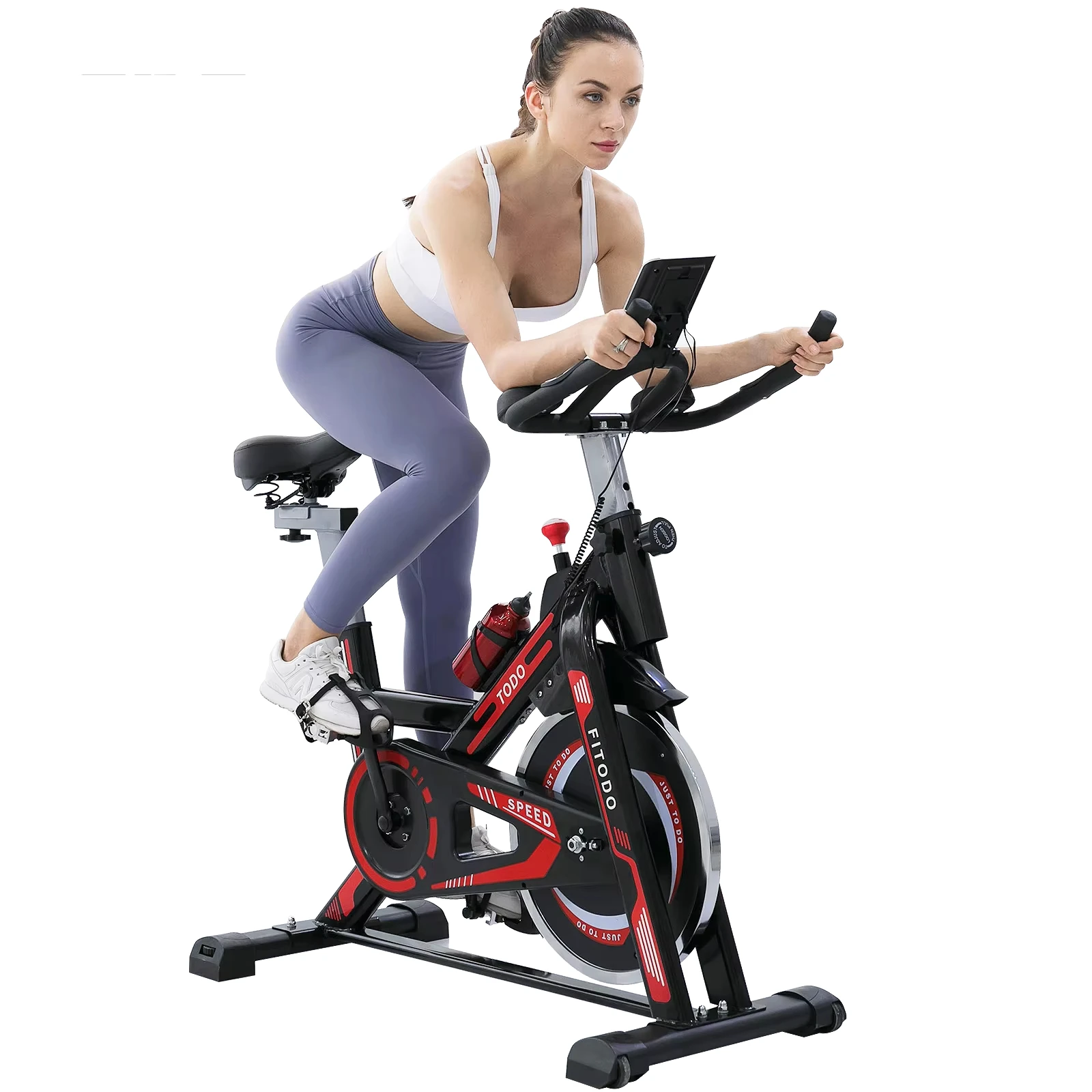 Home Use 6kg 2 Way Flywheel Spinning Bike Adjustable Seat Handle 120kg ...
