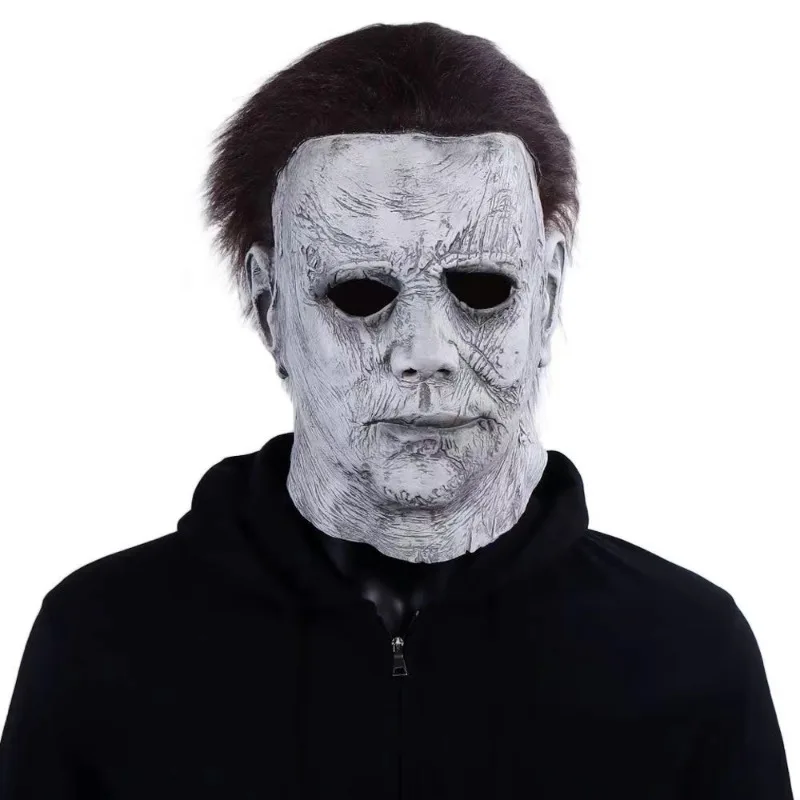Halloween-Michael-Myers-Killer-Mask-Knife-Cosplay-Horror-Bloody-Latex ...