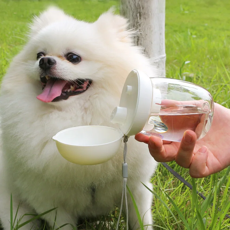 Portable Dog Water Bottle Go out Dog Walking Travel Bottle Puppy ...